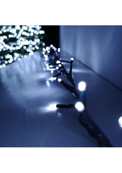 100m "Rasa" šiltai balta LED girlianda | Lauko & vidaus dekoras